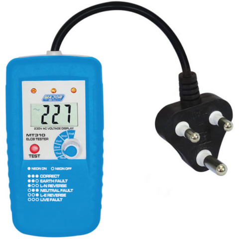 MajorTech ELCB / Plug Tester - MT310 - Omega Store